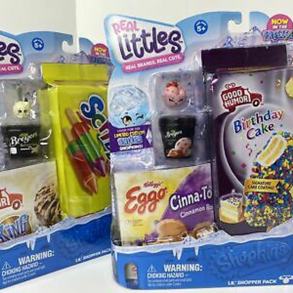 Shopkins | Toys | 2 Shopkins Real Littles Freezer Set 8 Shopkins 8 M ...